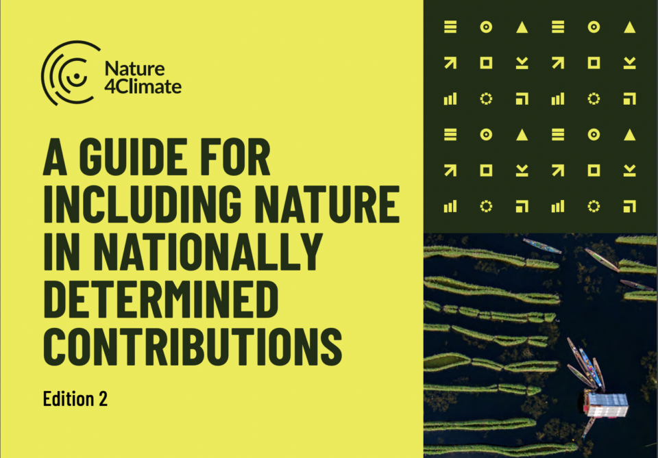 Guide for Including Nature in Nationally Determined Contributions